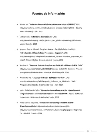 Estándares para el Modelado de Procesos de Negocios | DOCX