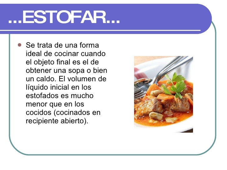 Que Es Estofar - millhesinstr