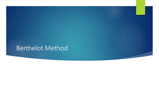 Estimation of Blood Urea Nitrogen by Dr. Tehmas | PPTX