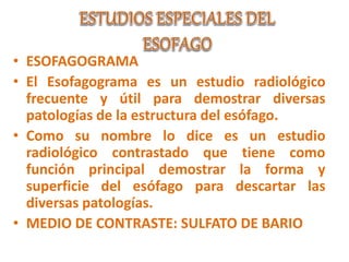 Esofagoestomagoduodeno | PPTX