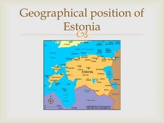 Estonia and estonian people | PPTX