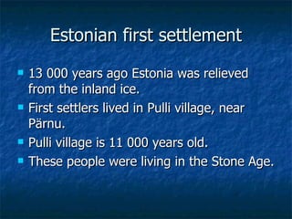 Estonian History | PPT