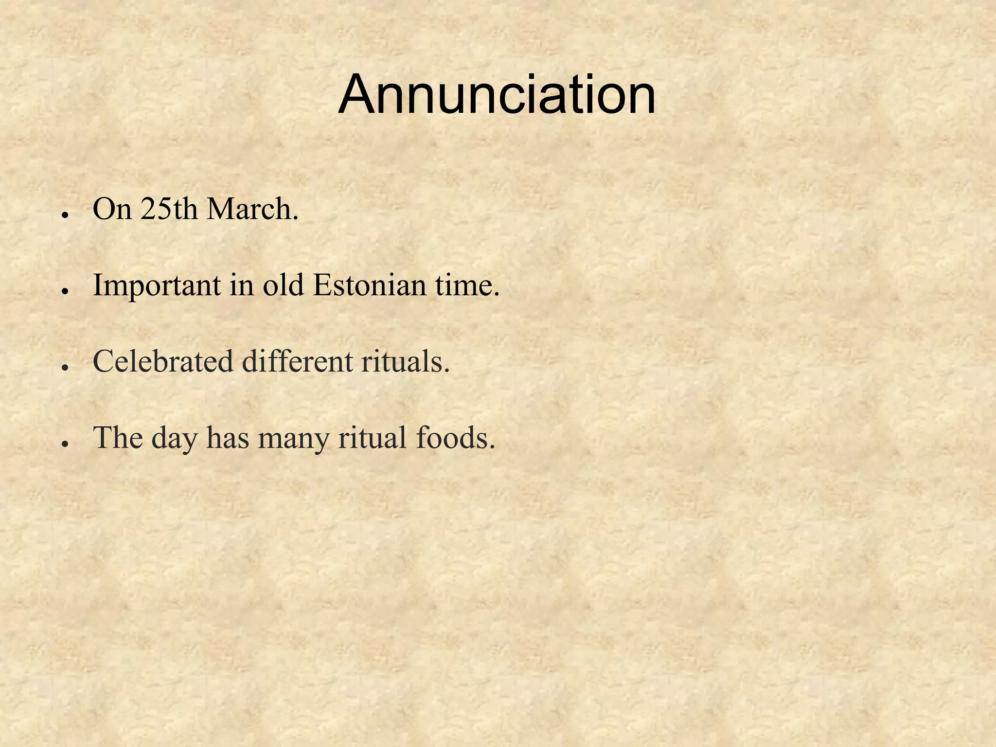 Estonian spring traditions | PDF