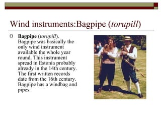 Estonian Traditional Musical Instruments | PPT