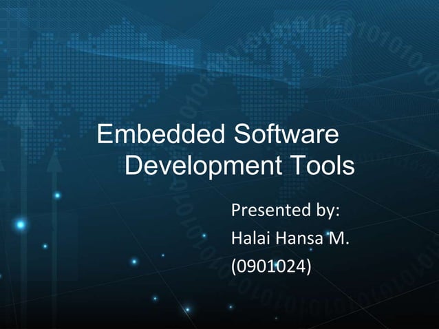 Embedded System Tools ppt | PPTX | Operating Systems | Computer Software and Applications