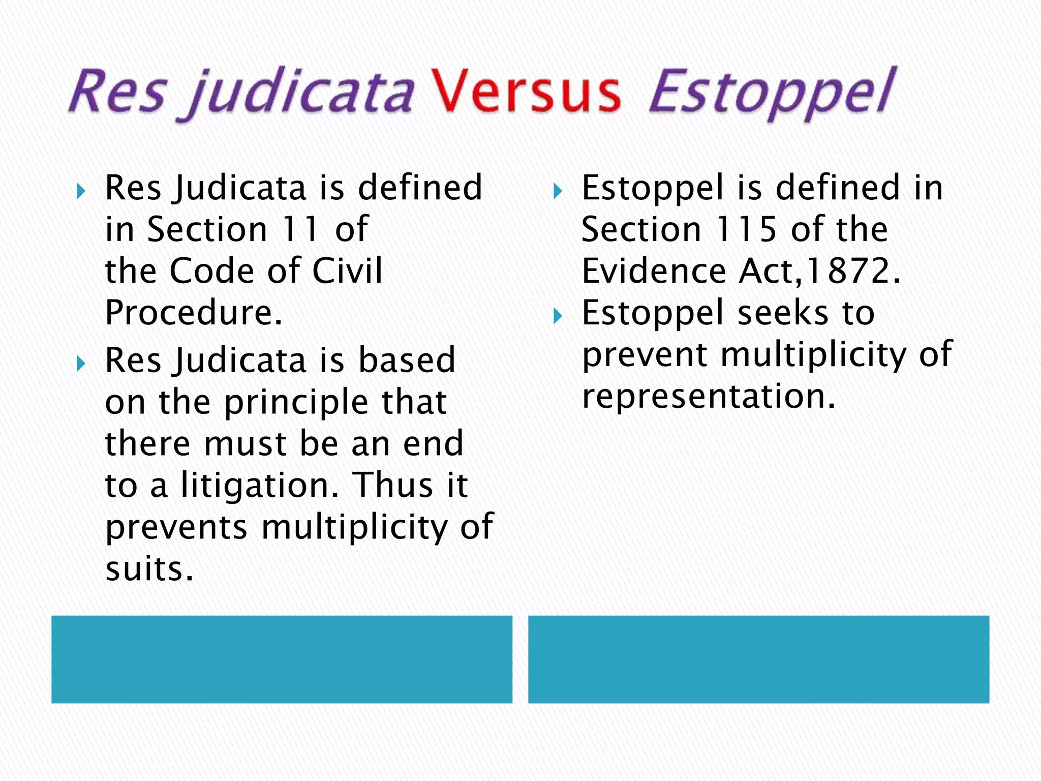 Estoppel and Its Kind | PPTX