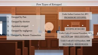 Estoppel, admission & confession | PPTX