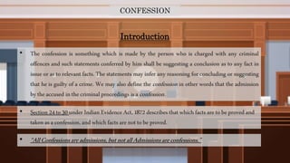 Estoppel, admission & confession | PPTX