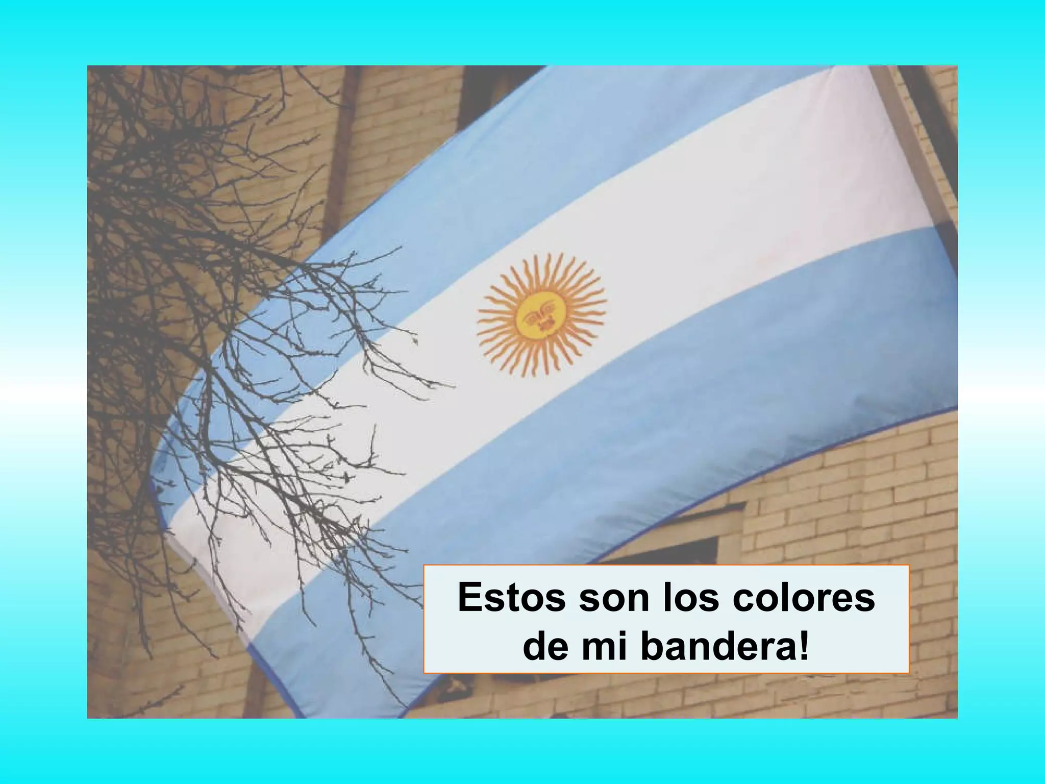 Estos son los colores de mi bandera | PPT