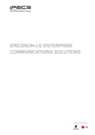 iPECS Enterprise Solutions Brochure | PDF