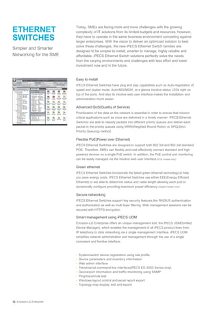 iPECS Enterprise Solutions Brochure | PDF