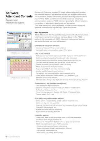 iPECS Enterprise Solutions Brochure | PDF