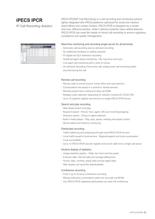 iPECS Enterprise Solutions Brochure | PDF