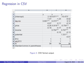 Estout demo | PDF | Technology & Computing