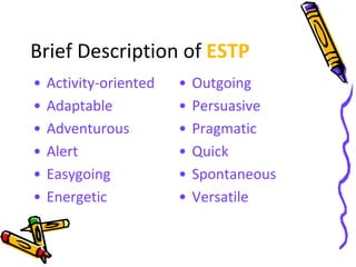 ESTP-The DOER.ppt
