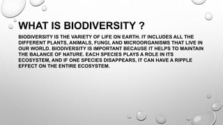 EST PPT.pptx of Biodiversity, loss of bi | PPTX