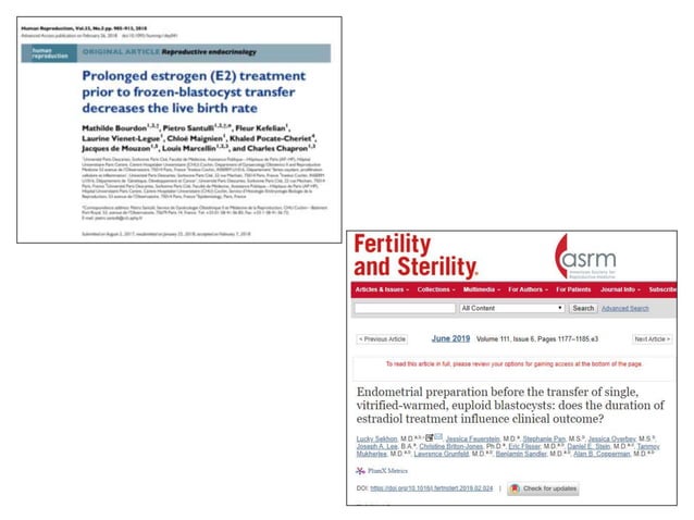 Estradiol Valerate in Fertility Care: New Vistas | PPTX