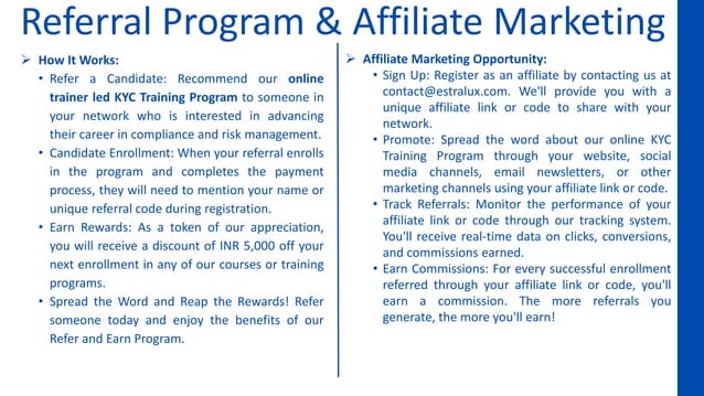eStraLux end to end KYC Training with certification | PDF
