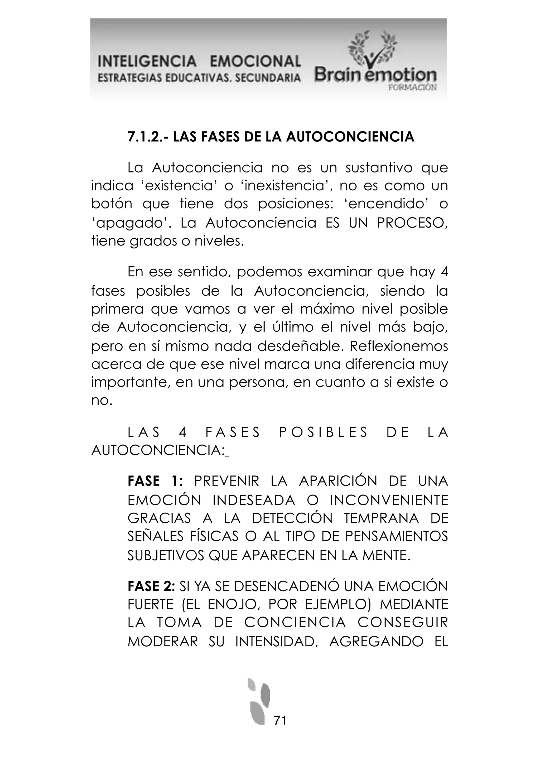 Autoconciencia o autoconocimiento | PDF