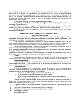 Estrategias lecto-escritura | ZIP