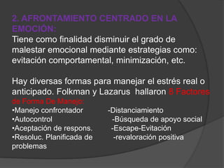 Estrategias de afrontamiento | PPTX