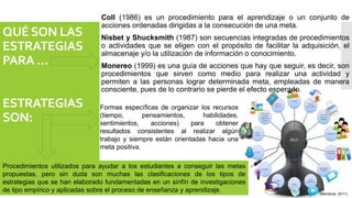 Estrategias de aprendizaje | PDF