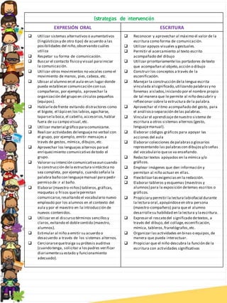 ESTRATEGIAS DE ATENCIÓN PARA ALUMNOS QUE ENFRENTAN BARRERAS PARA EL ...