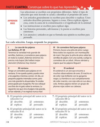 Estrategias+de+comprensión+lectora+stars+series+c | PDF