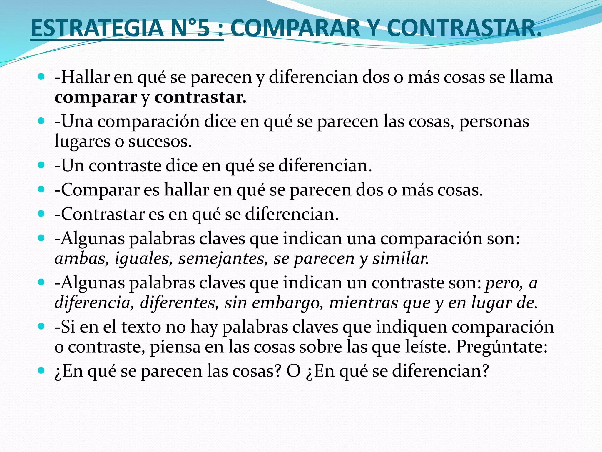 Estrategias de comprension | PPT