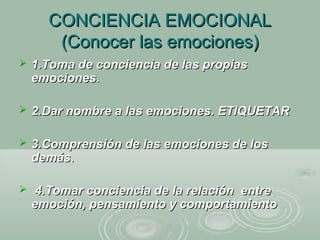 Estrategias de educación emocional | PPT