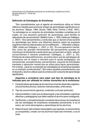 Estrategias de enseñanza | PDF