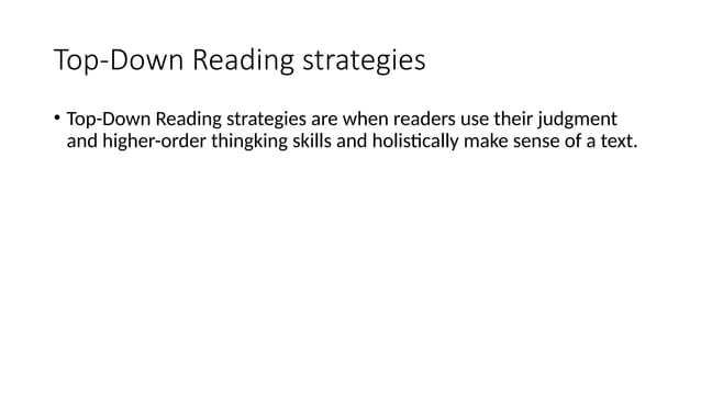 Estrategias de lectura. Reading Strategies | PPTX