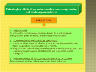 Estrategias de lectura expositivos | PPT