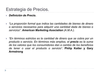 Estrategias de precio | PPT