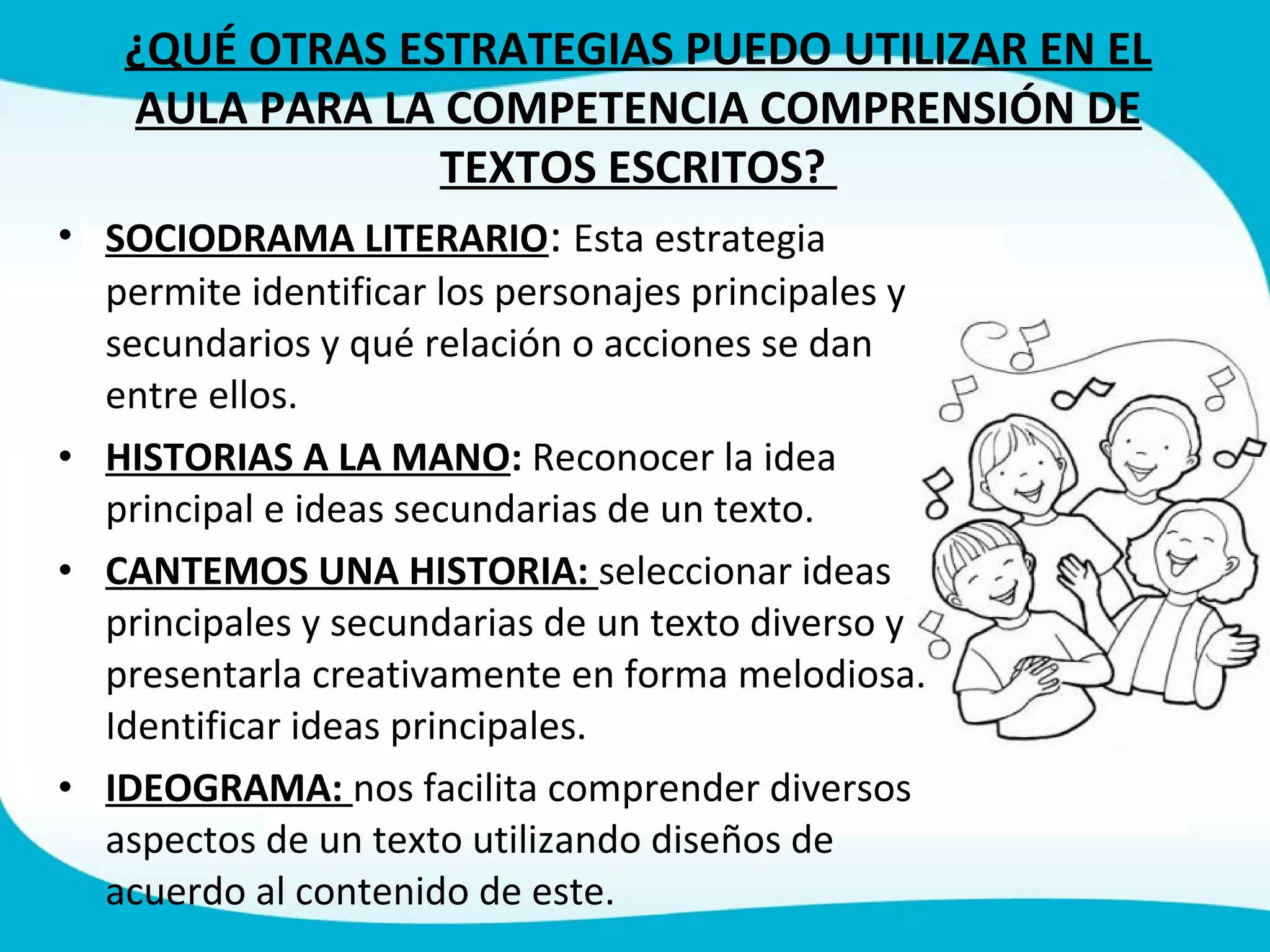 ESTRATEGIAS PARA COMPRENSIÓN DE TEXTOS ESCRITOS | PPT