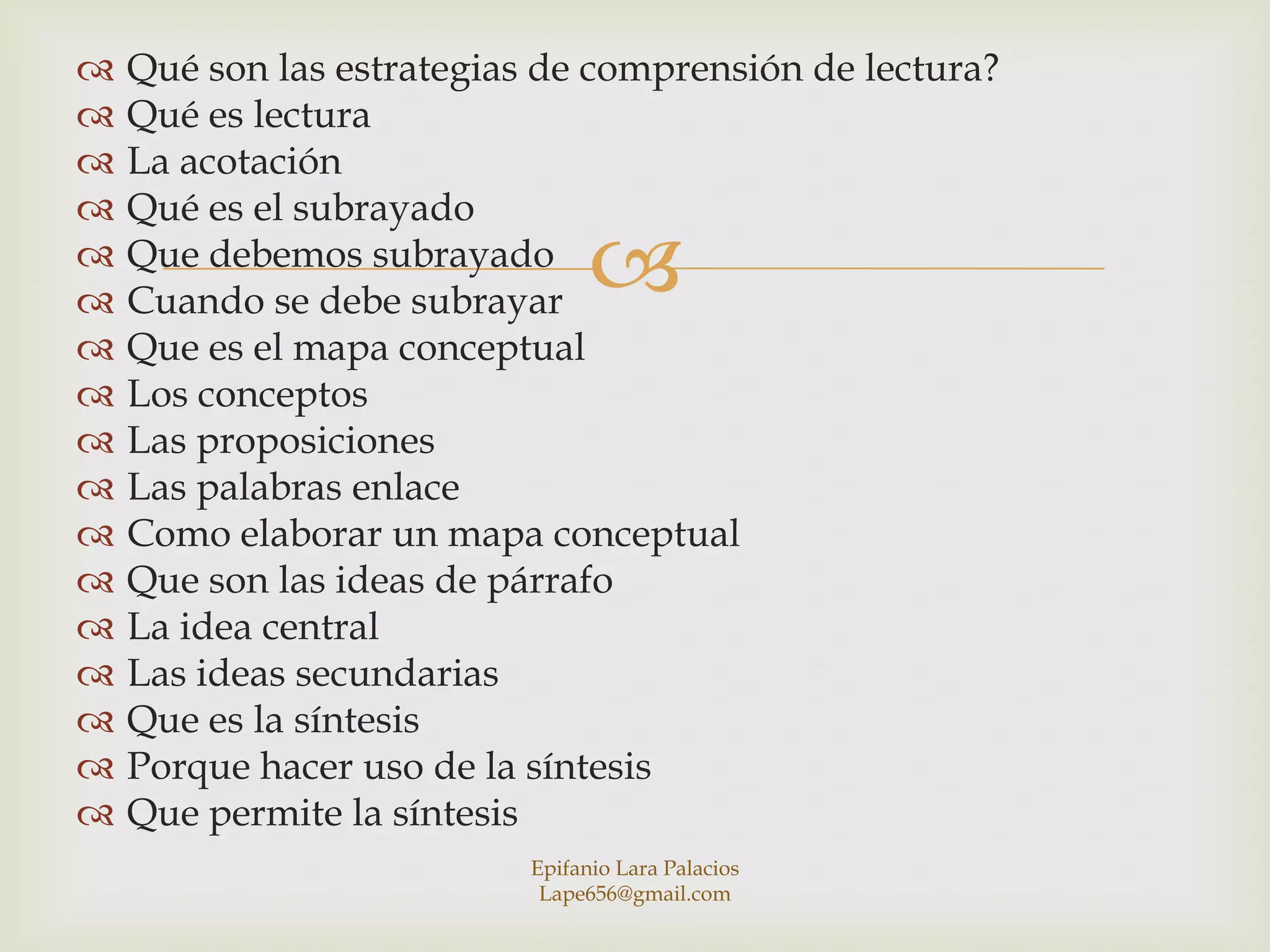 Estrategias para la comprension de lectura | PPT