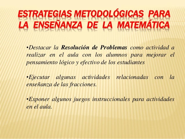 Estrategias para la Enseñanza de la Matemática M1 ccesa007