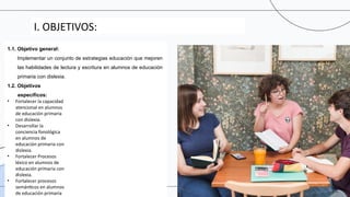 ESTRATEGIAS PEDAGÓGICAS PARA MEJORAR LA DISLEXIA EN ESTUDIANTES DE ...