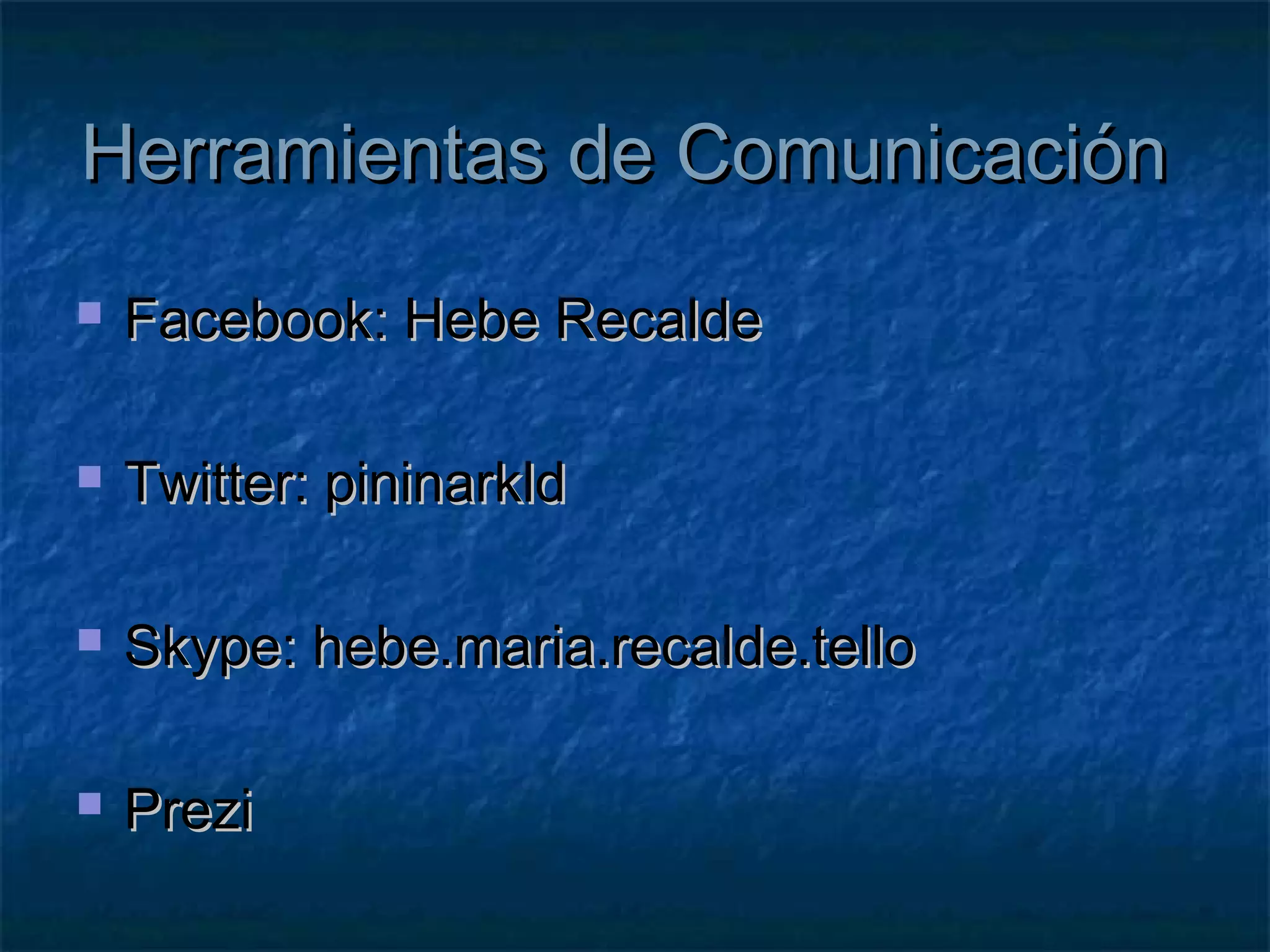 Estrategias recursos y herramientas para profesores (Hebe Recalde) | PPT