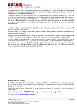 Estrategia Y Publicidad | PDF