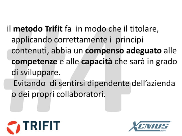 TRIFIT SYSTEM: obiettivi principali | PPT
