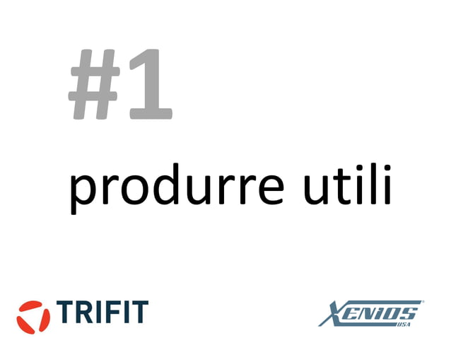 TRIFIT SYSTEM: obiettivi principali | PPT