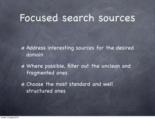 Data and Information Extraction on the Web | PPT