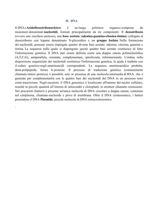 Estrazione del DNA dalla banana | DOCX