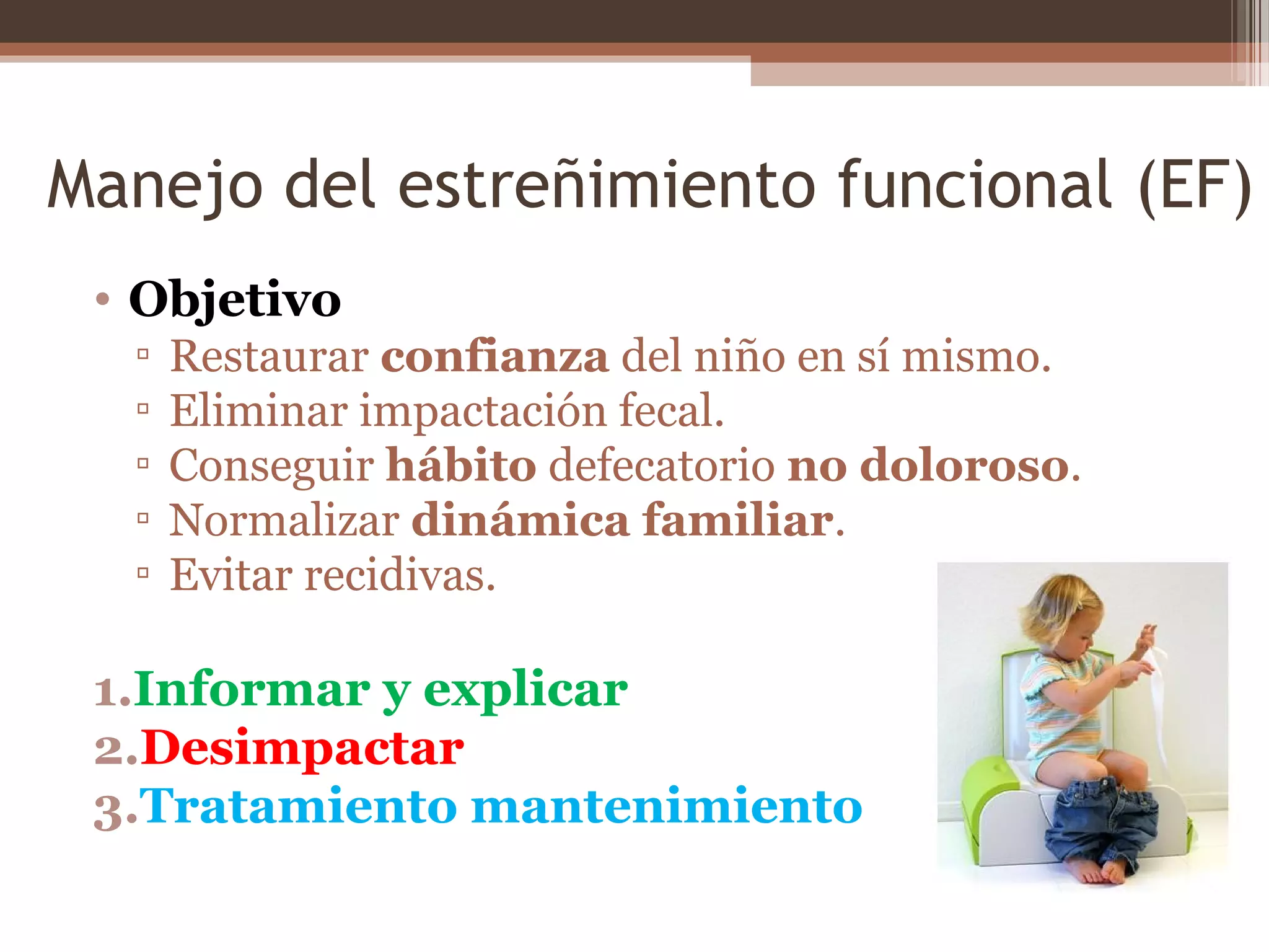 Estreñimiento en Pediatría. Miriam Nova. Mayo 2015 | PPT