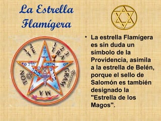 Estrella flamigera | PPT