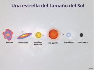 Ciclo de vida de las estrellas (el Universo) | PPTX