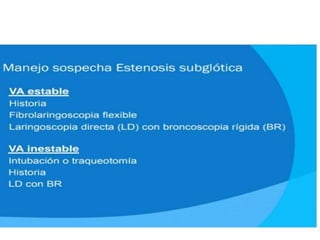 Estridor.pptx.Neonatal laríngeo en pediatría | PPT