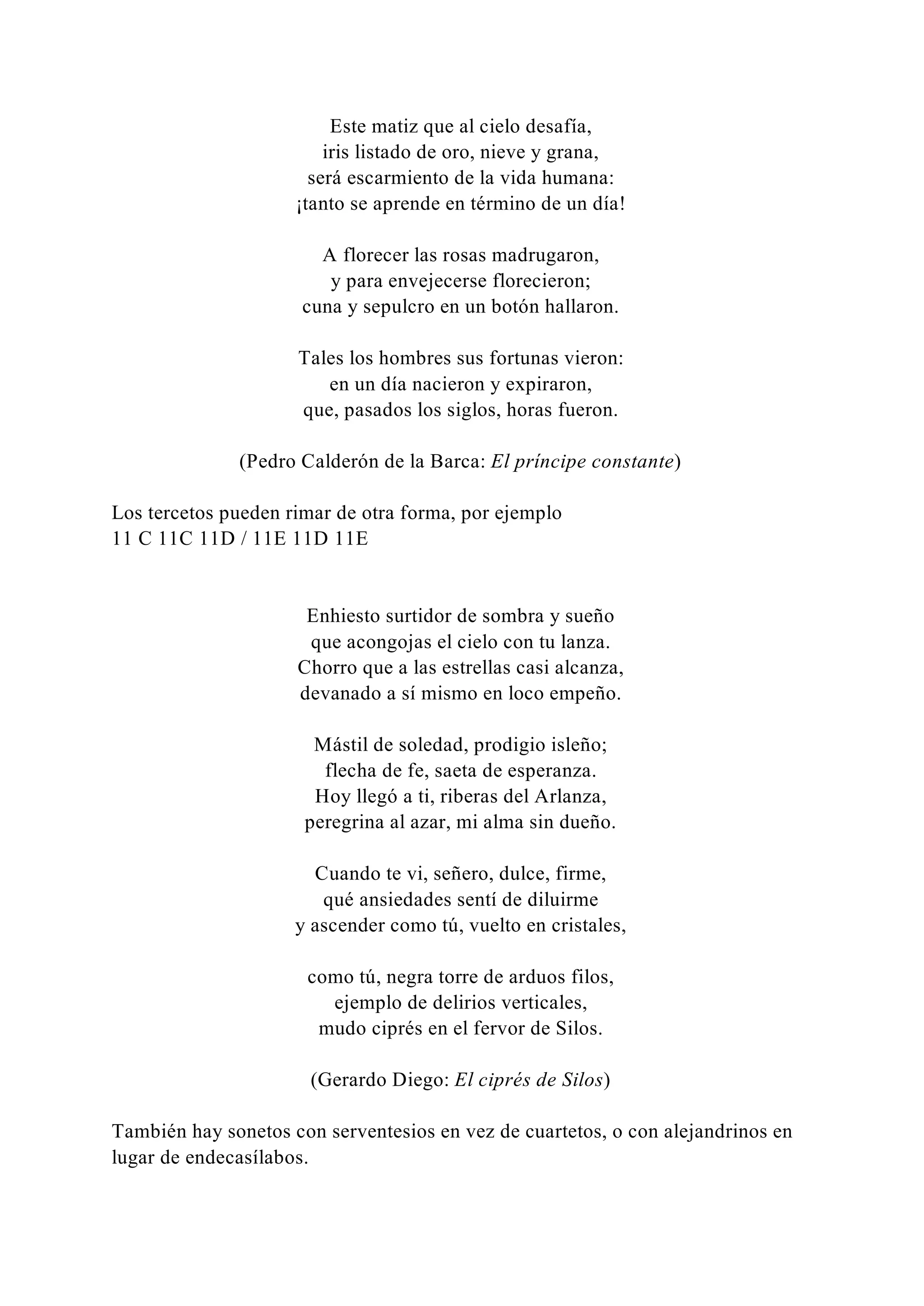 Estrofas ejemplos | PDF