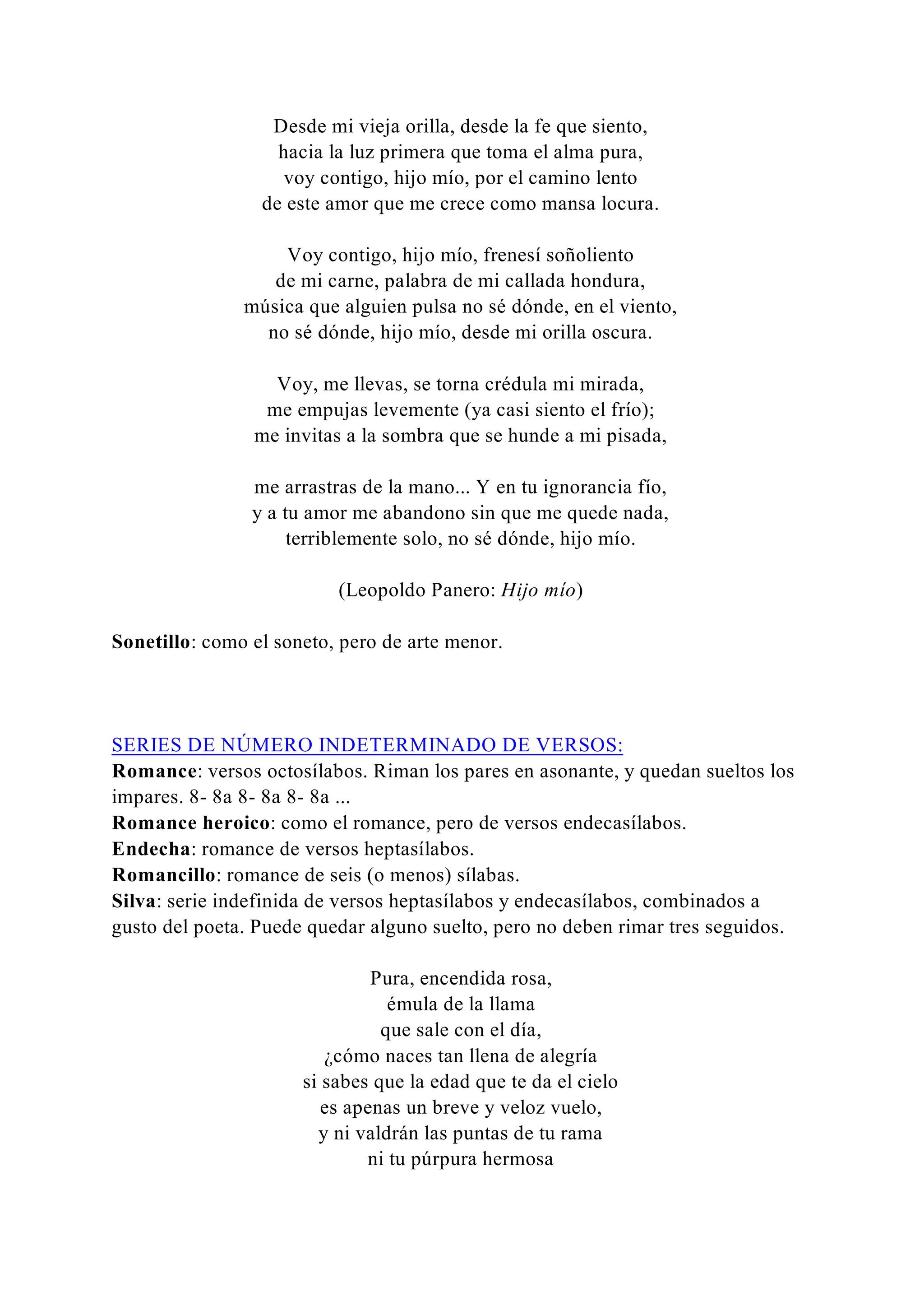 Estrofas ejemplos | PDF